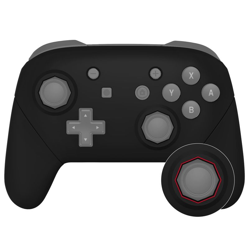 eXtremeRate Grips Case for Nintendo Switch Pro Controller, DIY ...