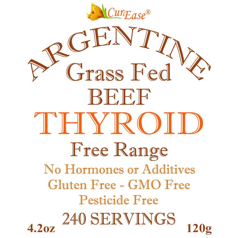 Beef Thyroid Powder - Grass Fed & Finished Argentine (4.2oz) - Online ...