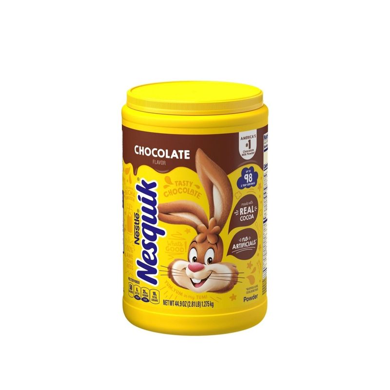 Nesquik Chocolate Powder Drink Mix - Made with Real Cocoa (44.9 oz ...