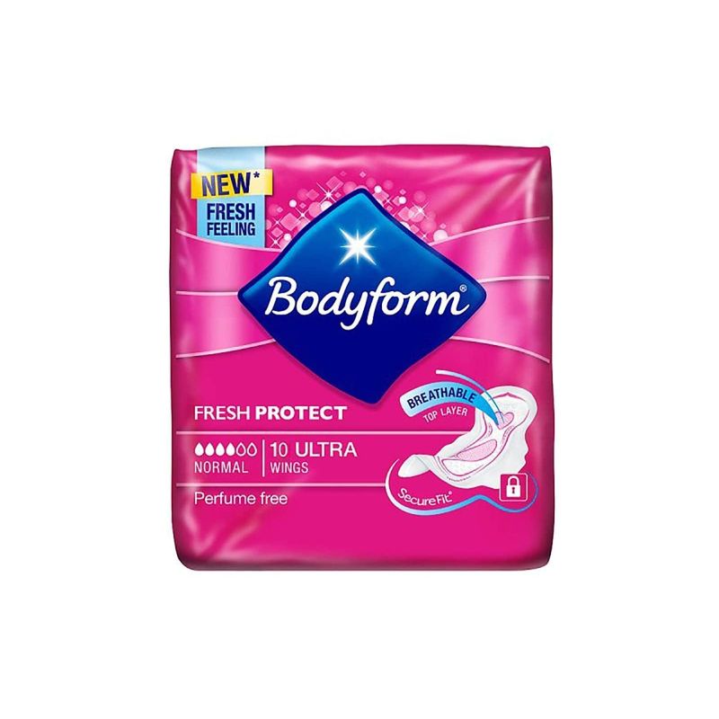 Bodyform Normal Ultra 10 Sanitary Towels - TOAL 40 Towels (Pack of 4 ...