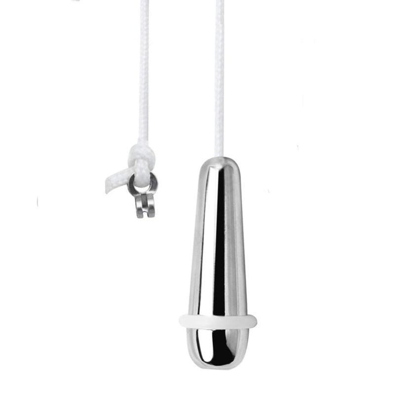 NewZC Teardrop Light Pull Cord Handle Rubber Chrome Pull Cord Weight ...