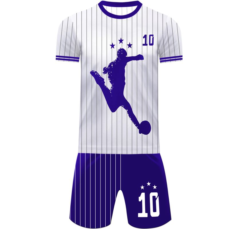 KHIGSJDG Boys & Girls Soccer Jerseys Kids Jersey Outfits Youth Football ...