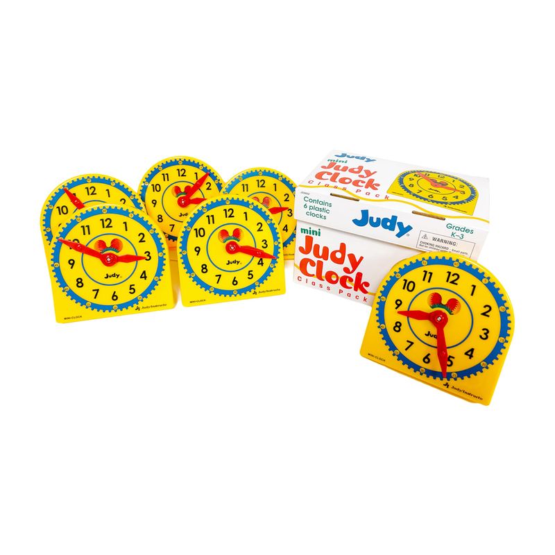 Carson Dellosa Education Carson Dellosa Mini Judy Clock Set—5" x 5 ...