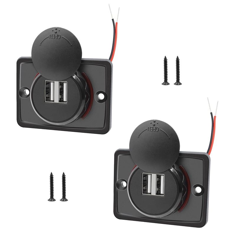 USB Socket 12 V Motorhome, 12 V Socket Car, 3.1 A Car Dual USB A Port ...