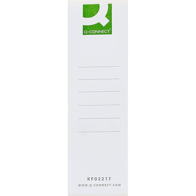 Lever Arch Spine Labels White (Pack of 10) + Free OS Smart Choice ...