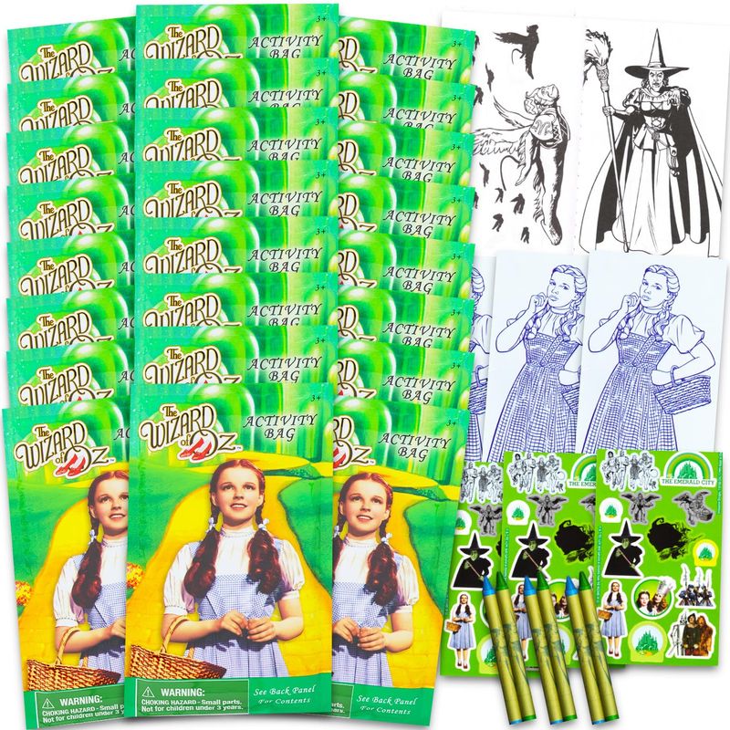 Wizard of Oz Birthday Party Favors Set - Bundle with 24 Wizard of Oz ...