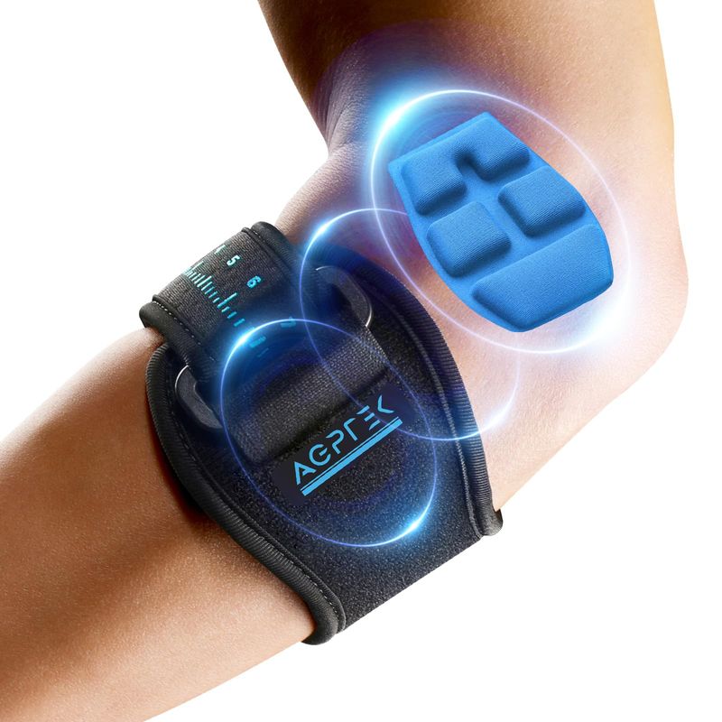AGPTEK Tennis Elbow Support Strap for Men Women, Adjustable Golfers ...