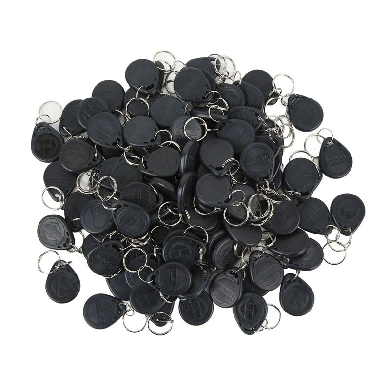 100PCS RFID Key Fob 125KHz Sensitive Induction Waterproof Proximity Key ...