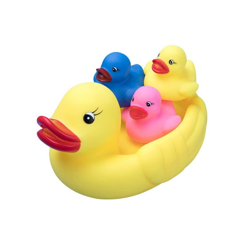 Bath Duck Toys Rubber Ducks Family Squeak and Float Duckies Baby Shower ...