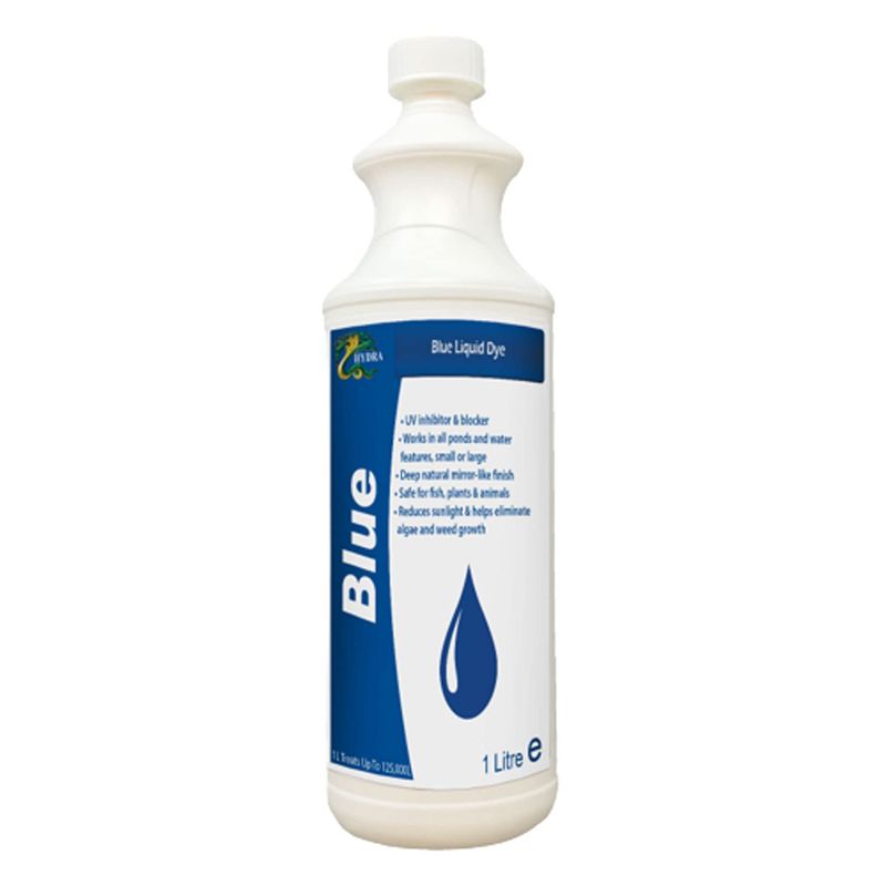 HYDRA LIQUID BLUE DYE 1 litre treats UpTo 125,000 litres Concentrated ...