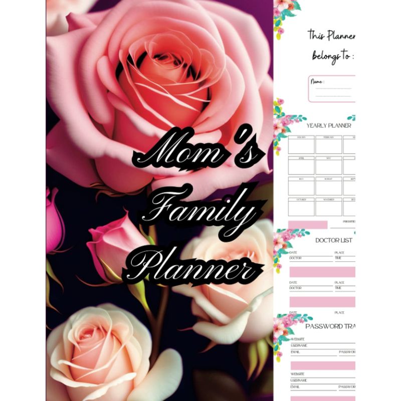 Mom's Family Planner: Easily Organizes an Boosts Your Daily Tasks ...
