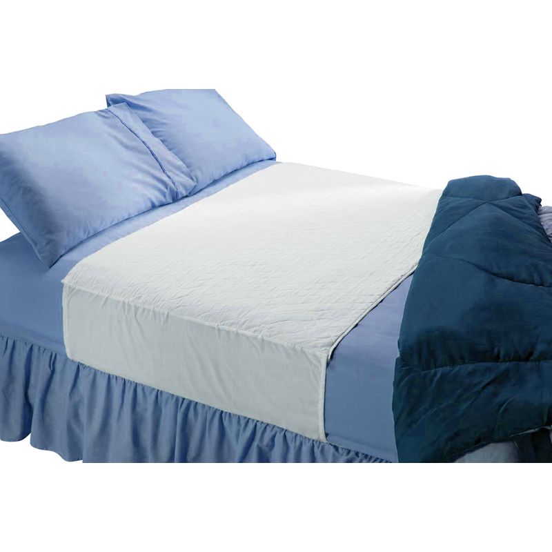 Saddle Style Absorbent Bed Pad with Tuck-in Sides (34 x 52 Inch ...