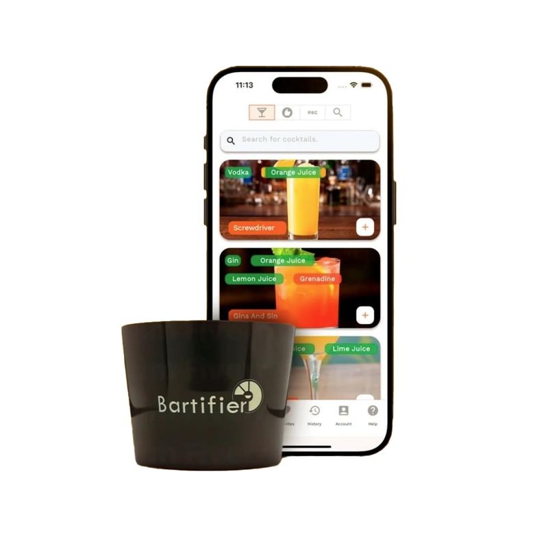 Bartifier Portable Cocktail Maker Machine Drink Maker – 380 Cocktails ...