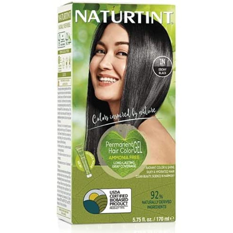 (6 PACK) - Naturtint - Hair Dye - 1N Ebony Black | 135ml | 6 PACK ...
