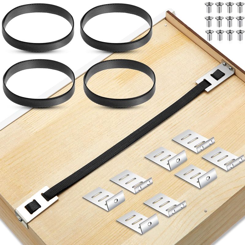 Hotop Drawer Repair Kit Fix 4 Sets Replacement Drawers Accessories ...