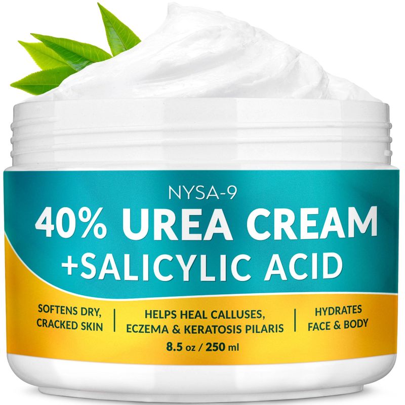 Ultra-Hydrating 40% Urea Foot Cream Plus 0.5% Salicylic Acid for Dry ...