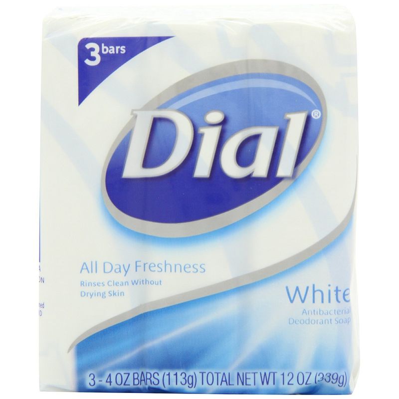 Dial Antibacterial Deodorant Soap, White, 4 Ounce, 9 Bars - Online ...