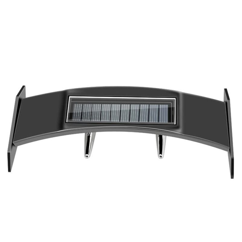 Mini Car Rear Spoiler with Solar Red LED Automotive Lights, High ...