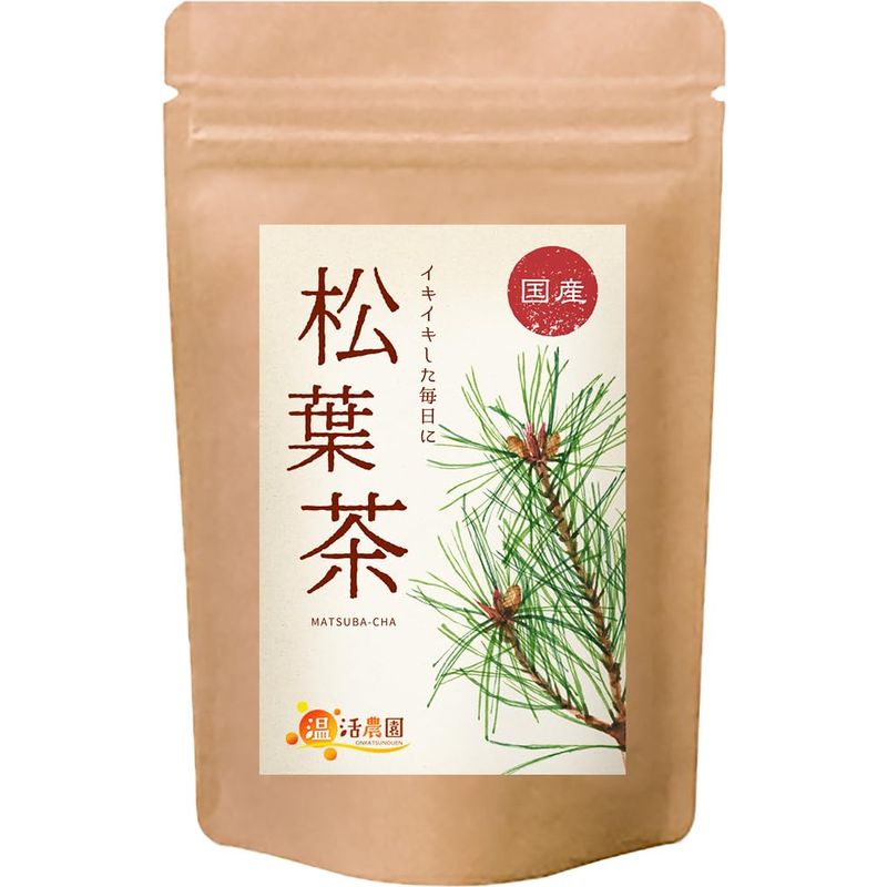 Warm Farm Domestic Matsuba Tea 0.04 oz (1 g) x 45 Packets, Pine Leaf ...