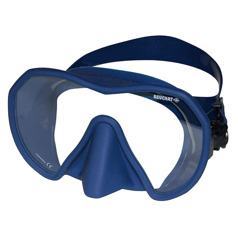 Beuchat Maxlux S Mask (Blue) for Snorkeling, Scuba Diving, Freediving ...