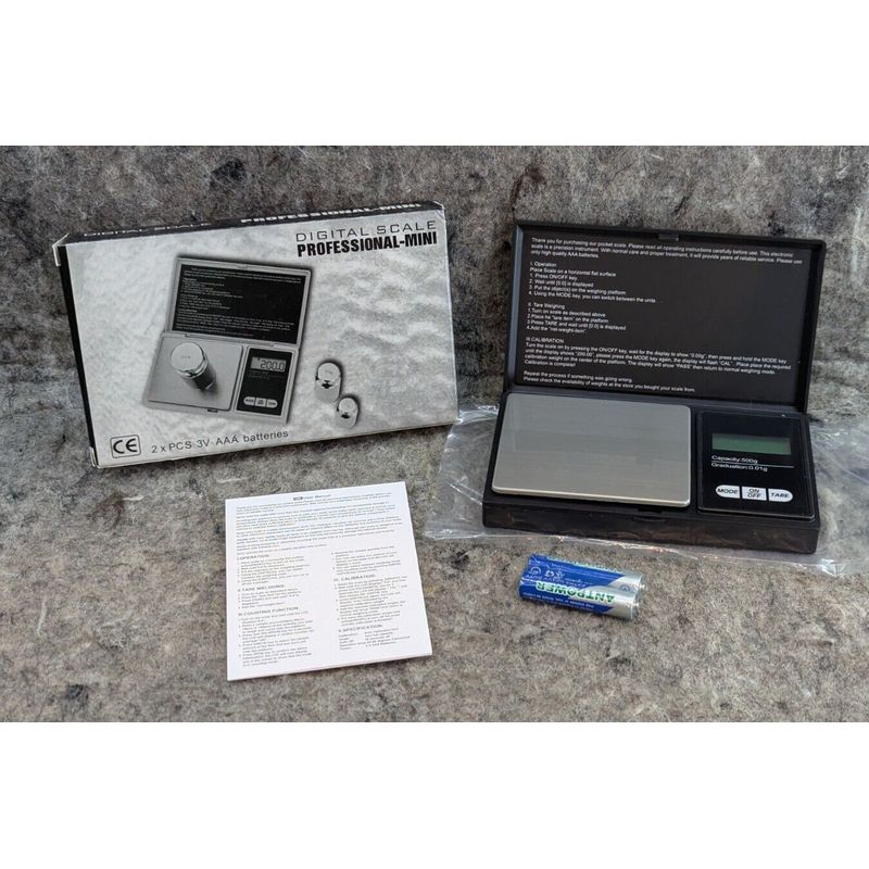 Gram Scale, Mini Scale Digital Pocket Scale,500g x 0.01g,Digital Grams ...