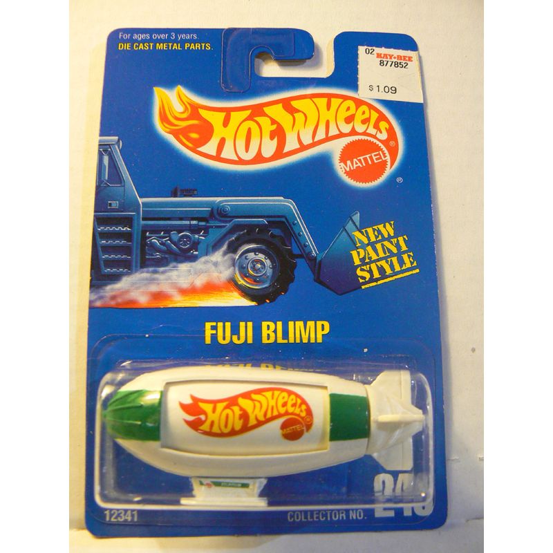 Hot Wheels Fuji Blimp #249 on New Paint Style Card - Online Marketplace ...