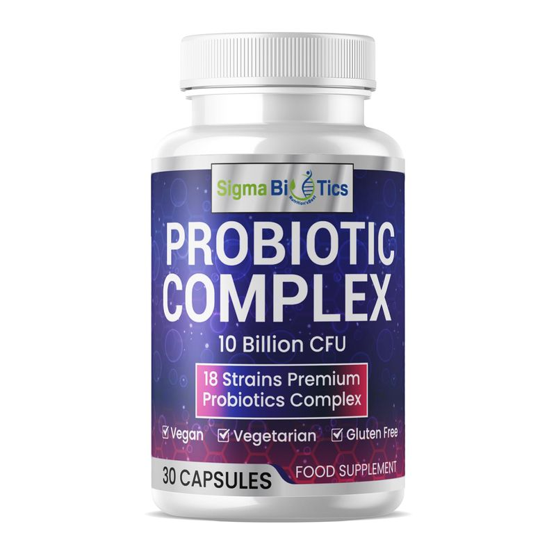 Probiotic Complex - Vegetarian 18 Premium Strains - 10 Billion CFU ...