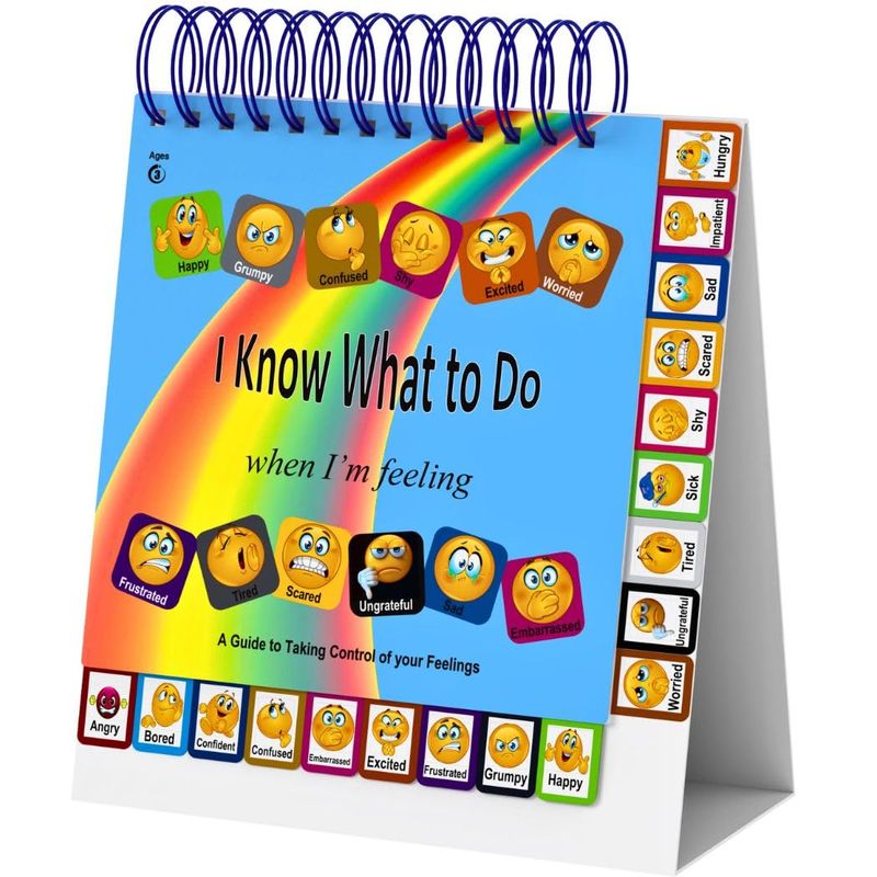 I Know What to Do Flipbook Emotions Chart for Kids Autism Learning ...