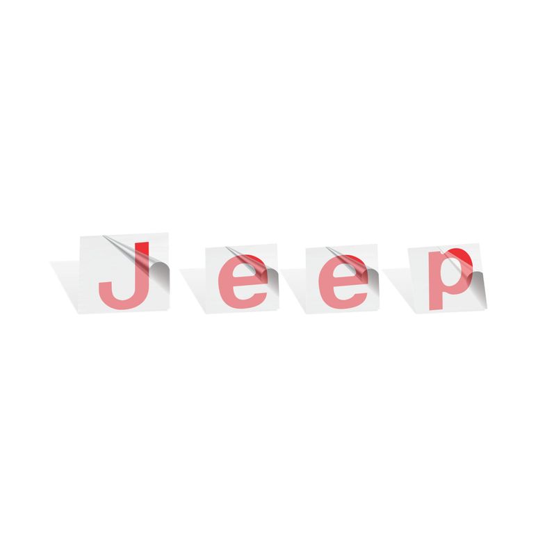 Reflective Concepts Jeep Tailgate Emblem Overlay Stickers - 2020-2024 ...