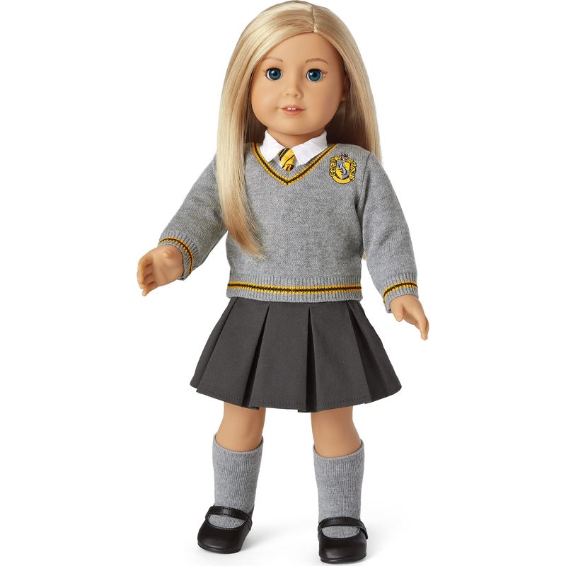 American Girl Harry Potter 18-inch Doll Hufflepuff Outfit with Sweater ...