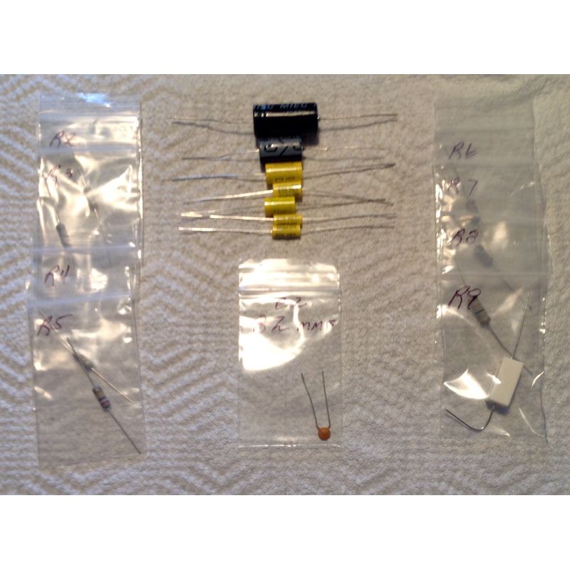 RCA 45 MODEL 7EY2 HH JJ RECORD PLAYER AMPLIFIER AMP REBUILD KIT ...