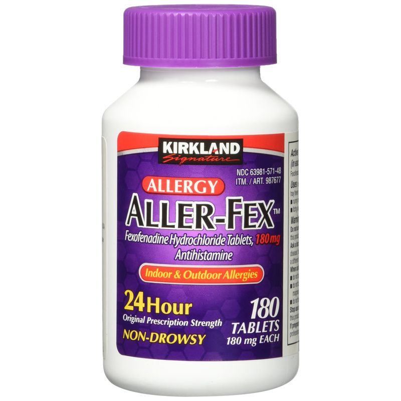 Kirkland Signature Aller-FEX, 180 Mg 180 Tablets - Online Marketplace ...