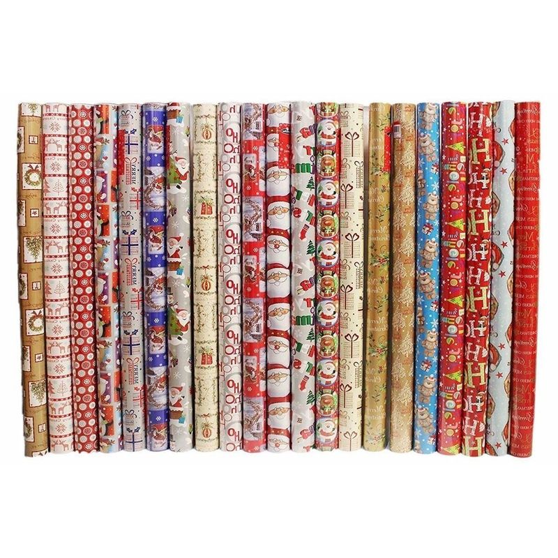 Concept4u - 4 Assorted Design Cute/Traditional Gift Wrap Paper Wrapping ...