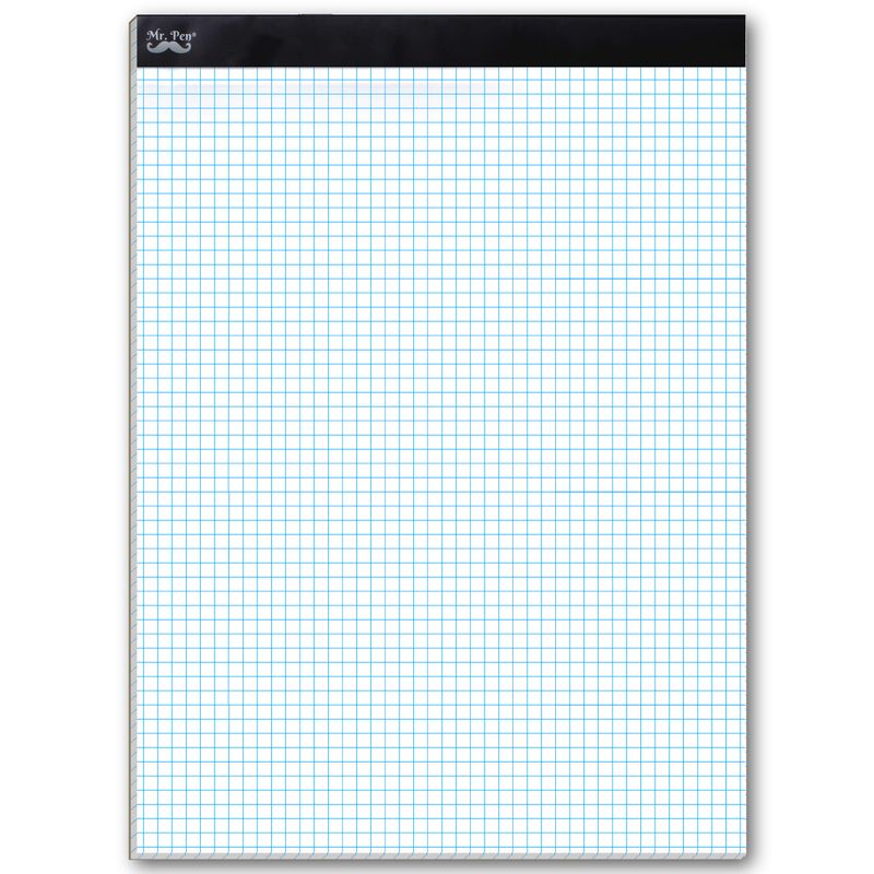 Mr. Pen Graph Paper, Grid Paper, 4x4 (4 Squares per inch), 11"x8.5", 55 ...