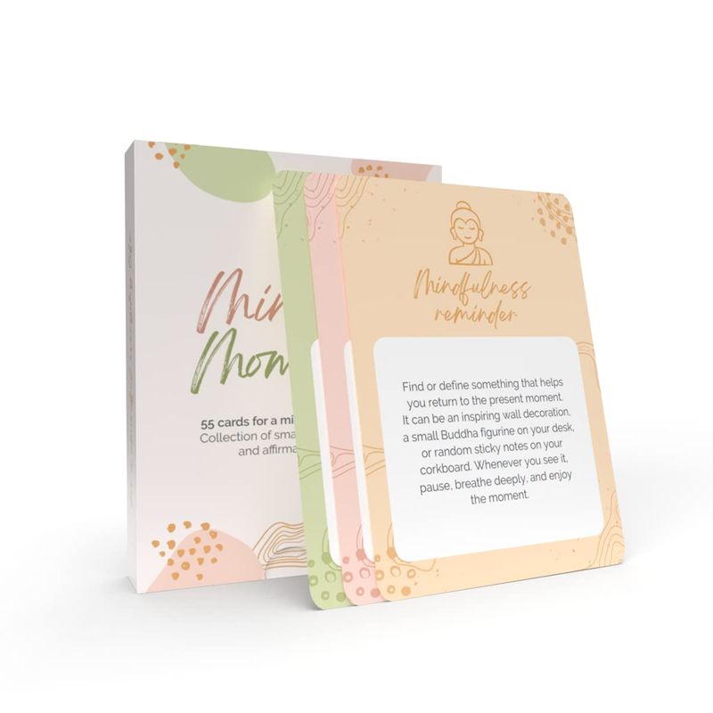 metaFox Mindfulness Cards Set 'Mindful Moments' by Becoming - 55 Self ...