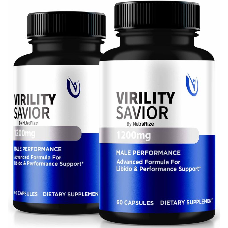 (2 Pack) Virility Savior Capsules For Men, Official VirilitySavior Male ...