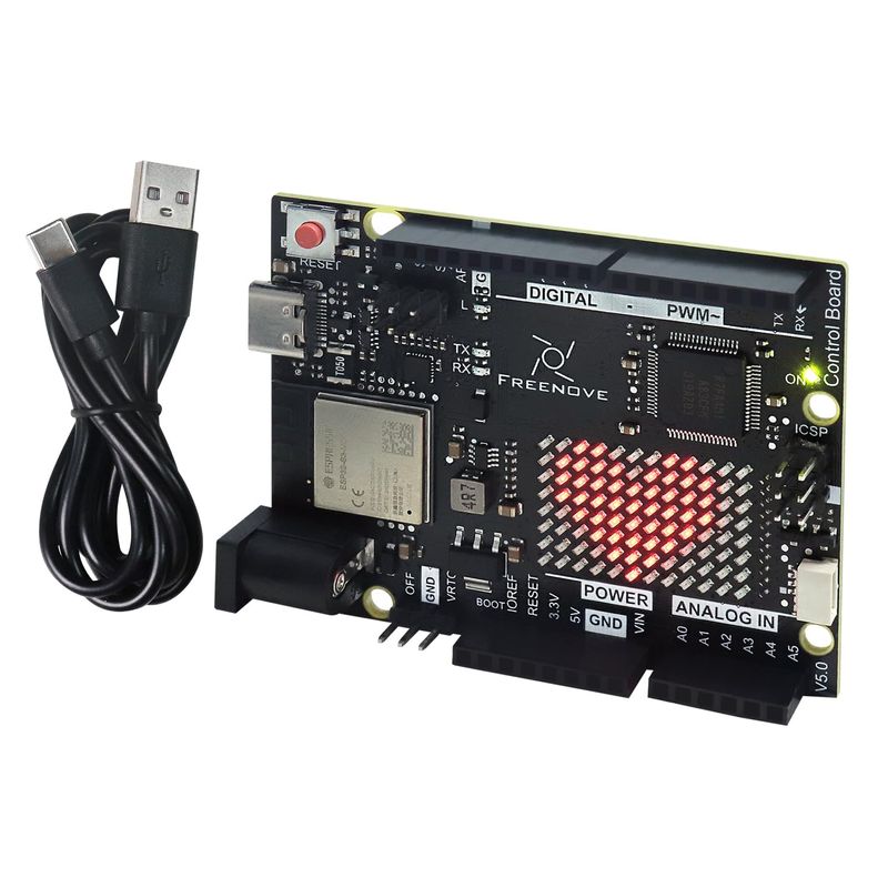 Freenove Control Board V5 Rev4 WiFi (Compatible with Arduino IDE), Arm ...