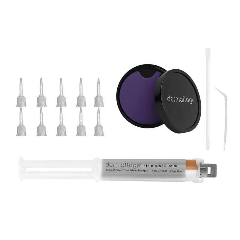 Dermaflage Scar Filler Kit - Bronze Dark - Deep Scar Cover and ...