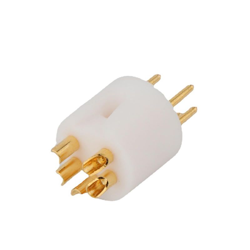 DIN 5 Pin Female Plug Solder Connector Tone Arm Connector AV Adapter ...