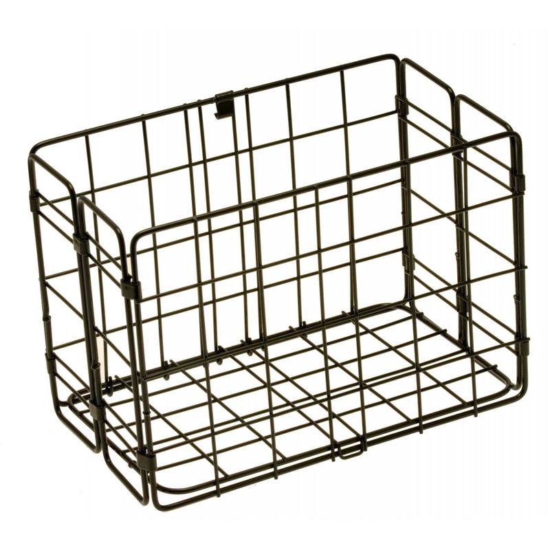 Wald W582BL 582 Rear Folding Bicycle Basket (12.75 x 7.25 x 8.5, Black ...