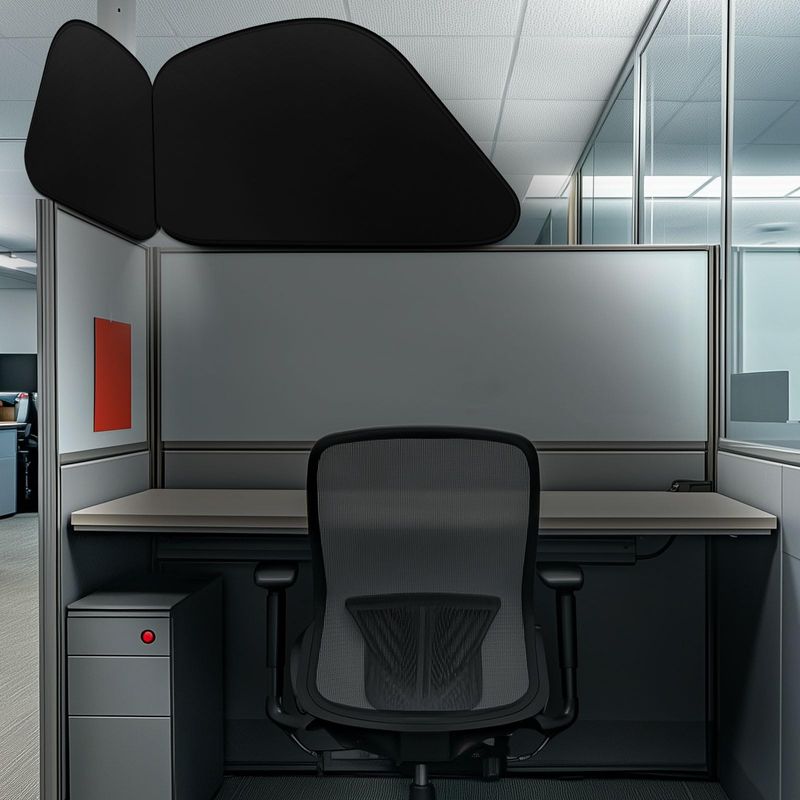 Juexica Oversize Foldable Office Cubicle and Desk Shade, Portable ...
