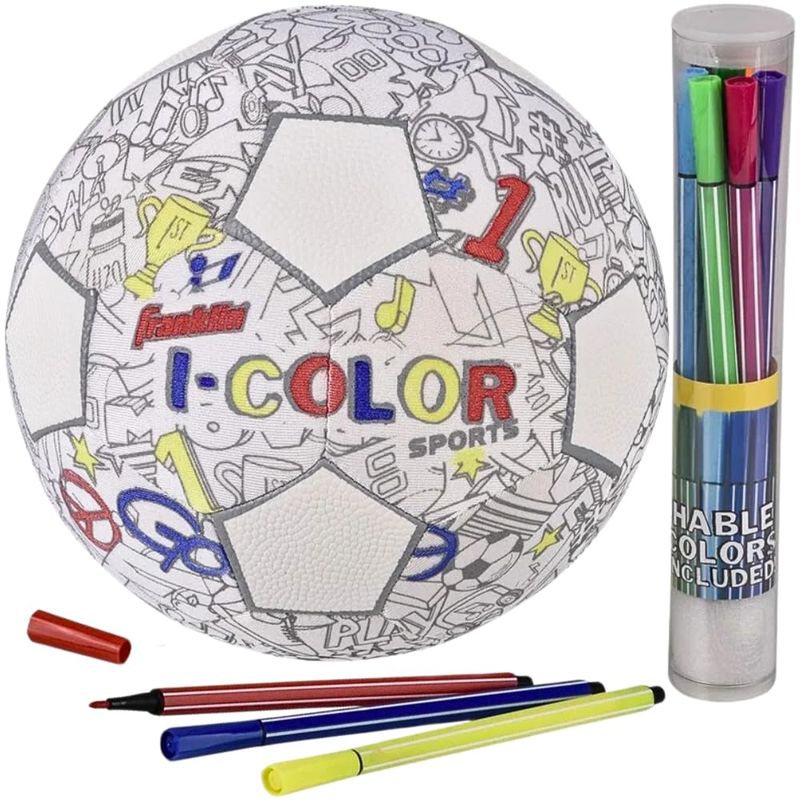 Franklin Sports Kids Mini Soccer Ball - iColor Kids Toy- Youth Soccer ...