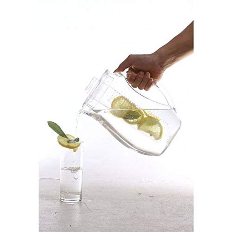 Ovente Water Fruit & Tea Flavor Infuser Pitcher 2.5 Liter Portable BPA ...