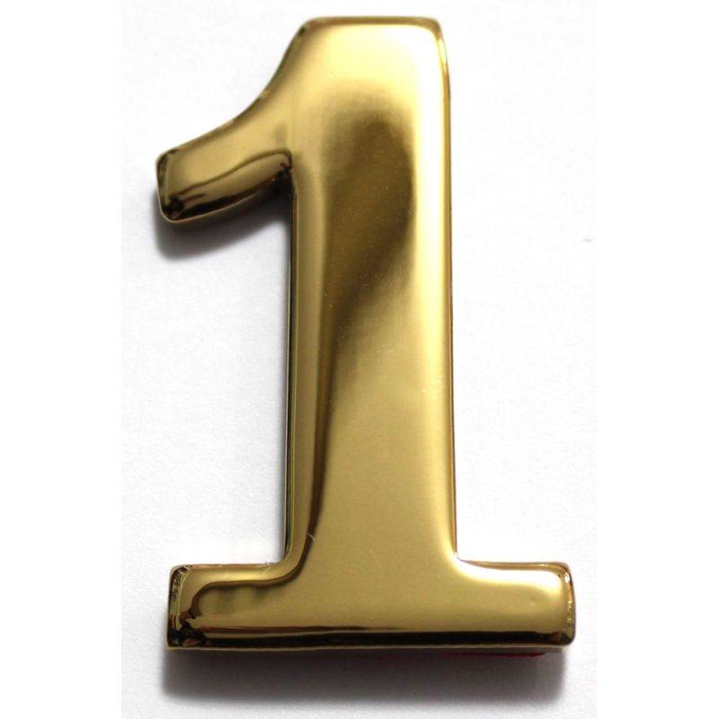 Number 1-2" Brass Numbers Better Box Mailboxes Brass Mail Box Numbers ...