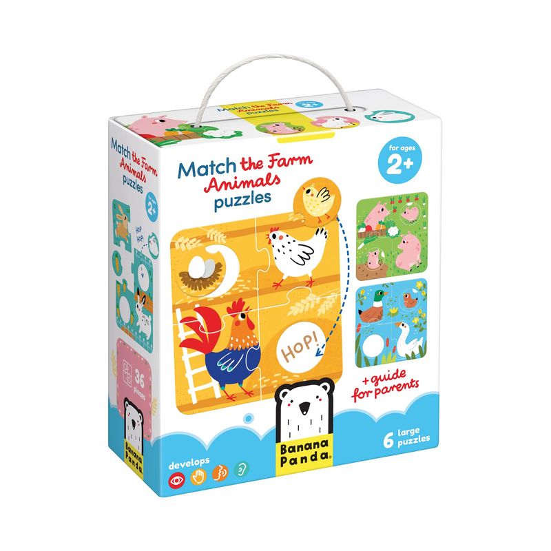 Banana Panda Match The Farm Animals Puzzles - Online Marketplace ...