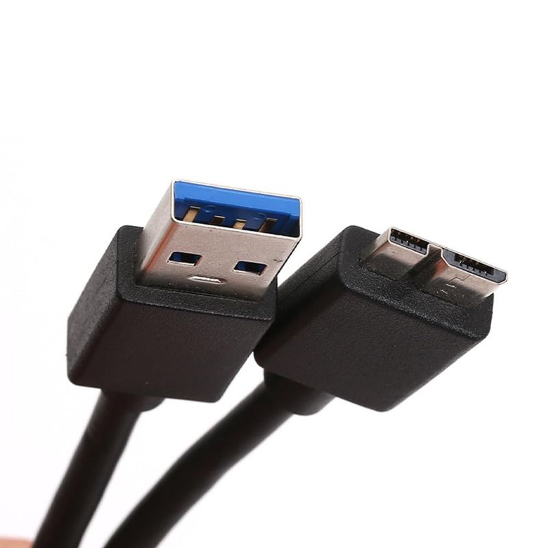 USB-A Male to Micro B Male Hard Disk Cable, USB Microb Cable, Deear USB ...