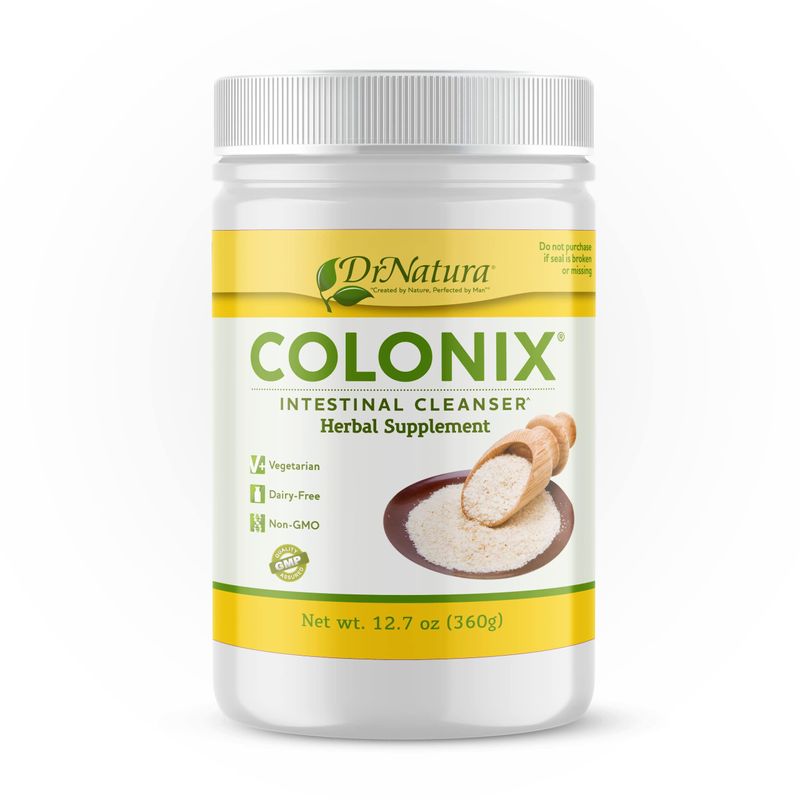 Dr Natura Colonix Intestinal Cleanser, All-Natural Daily Fiber, Colon ...