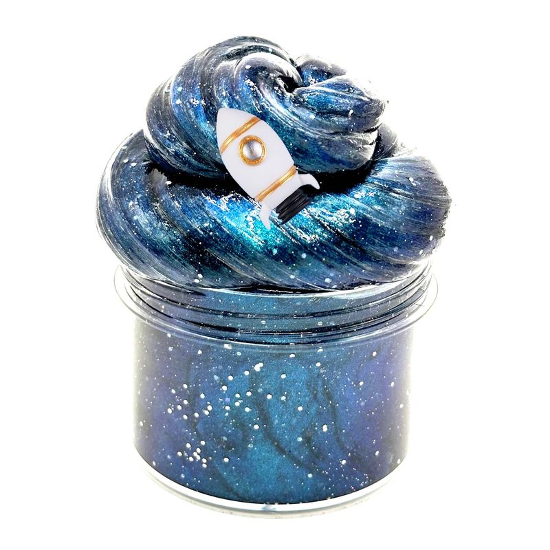 Galactic Glitter Slime Kit, Blue Sparkly Slime Assorted Shapes and ...