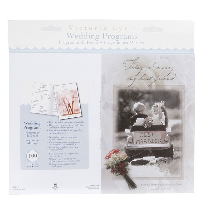 Darice VL6286, Double Heart Wedding Program, Black - Online Marketplace - EveryMarket
