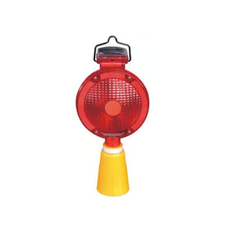 Solar Powered Roadsafe Traffic Cone - Red LED Barricade Light - Online ...